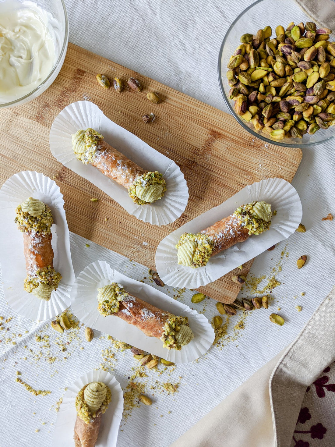 Pistachio Cannoli – Bisnonna Bakeshop